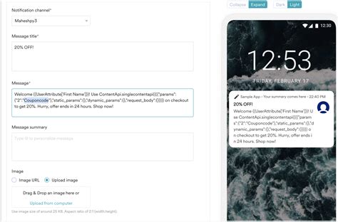 Personalize Push Campaigns User Guide