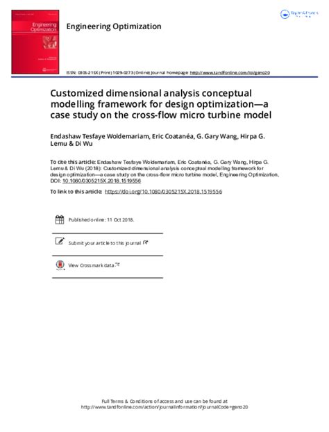 Pdf Customized Dimensional Analysis Conceptual Modelling Framework
