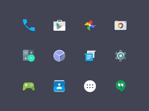 Android Lollipop Icons By EpicCoders EpicPxls