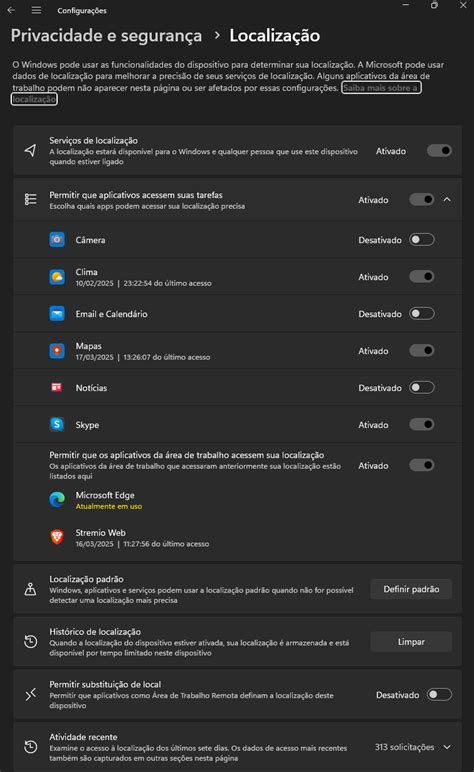 Location Service Even If Enabled On Windows Does Not Always Appear