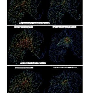 Space Syntax Analysis Of Three Different Alternatives Download Scientific Diagram
