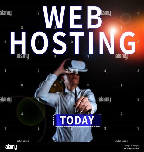 Writing Displaying Text Web Hosting Business Showcase The Activity Of Providing Storage Space