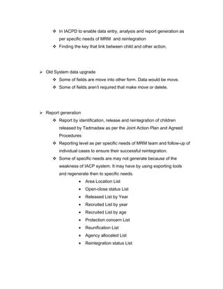 SummaryReportMRM DOC