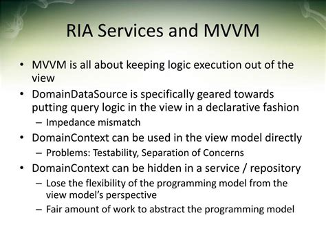 Ppt Wcf Ria Services Querying And Updating Data Powerpoint