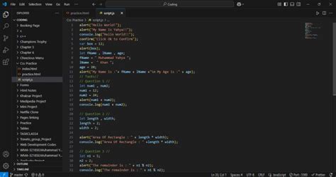 Javascript Coding Learning Webdevelopment Techjourney Programming Muhammad Yahya Khan