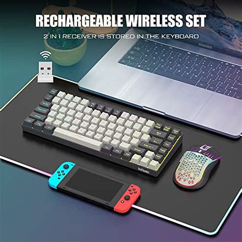 Redthunder K84 Wireless Rgb Gaming Keyboard And Mouse Combo
