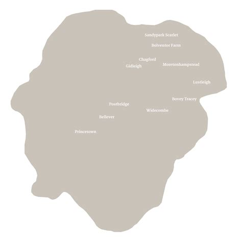 Dartmoor Map Lily Warne Wool