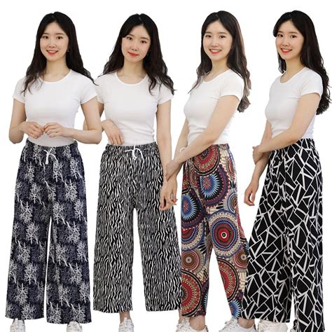 밴딩 와이드팬츠 여자 통바지 쿨바지 여성바지 홈웨어 홈플러스 택배배송