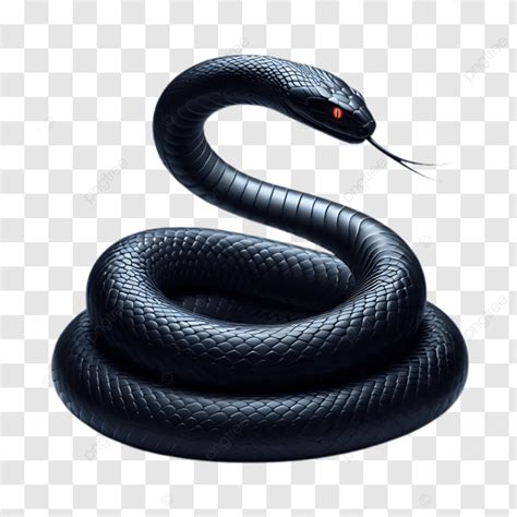 강렬한 검은 뱀은 빨간 눈을 가진 현실적인 코일 뱀 검은 뱀 현실적인 뱀 감긴 뱀 Png 일러스트 및 이미지 에 대한 무료 다운로드 Pngtree