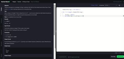 30daysofcode stringmanipulation hackerrank codingjourney… akash singh