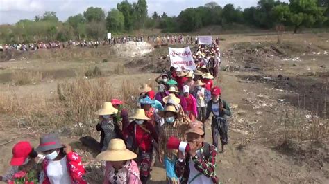 Dvb ယင်းမာပင်နှင့် ဆားလင်းကြီးတွင် စစ်အာဏာရှင်ဆန့်ကျင် ရေး လူထုအင်အား