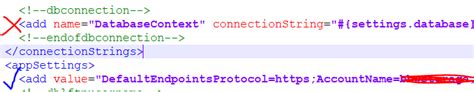 replacing connection string in nfig not working · issue 59