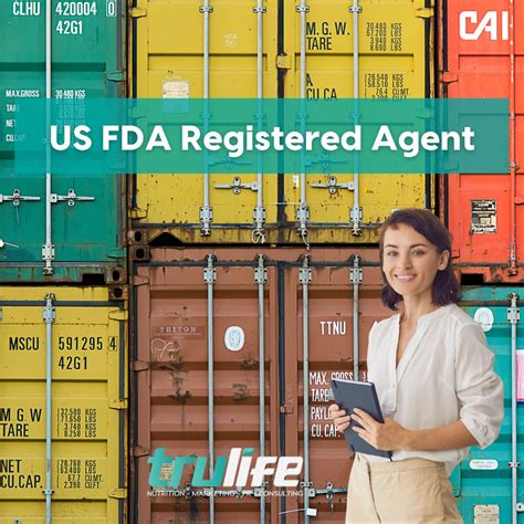 us fda registered agent to import products into the united states