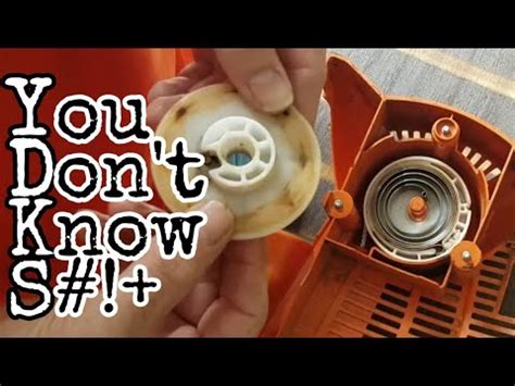 How To Replace A Pull String On A Weedeater - YouTube