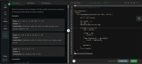 Sai Easwar Bonthu On Linkedin Gfg160 Coding Dsa Subarrays Hashmap Prefixsum Problemsolving