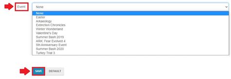 How To Enable ARK Events ScalaCube