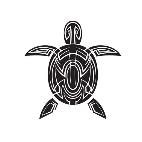 Black Silhouette Of Turtle Symbol 20122005 Vector Art At Vecteezy