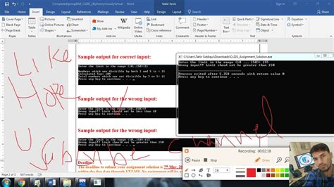 cs401 assignment 1 solution spring 2018 youtube