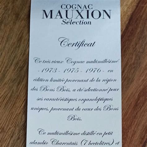 Mauxion Multimillésime Cognac: An Exquisite Flavor Explosion