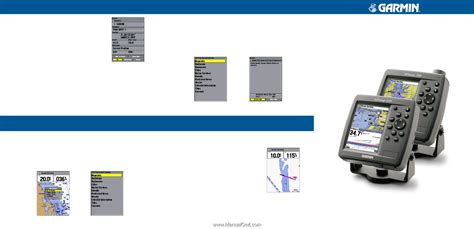 Garmin Gpsmap C Quick Reference Guide