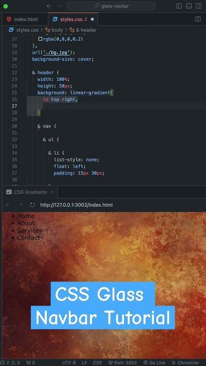 Css Glass Navbar Shorts Css Coding Htmlcss Viral Trending People