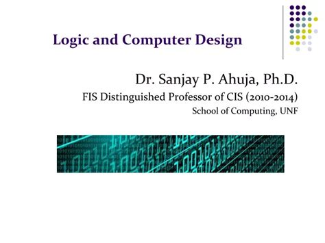 PPT Logic And Computer Design PowerPoint Presentation Free Download ID 9277126