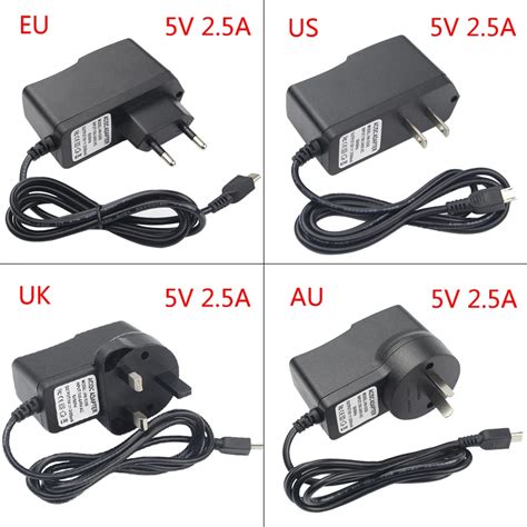 5v 2 5a raspberry pi 3 power adapter micro port charger supply unit