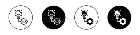 Implementation Icon Stock Vector Illustration Of Black 307757955