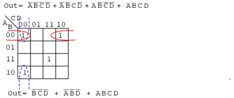 Larger 4 Variable Karnaugh Maps Karnaugh Mapping Electronics Textbook