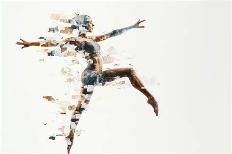 Graceful Dancer Performing In Artistic Motion Stock Illustration Illustration Of Movement