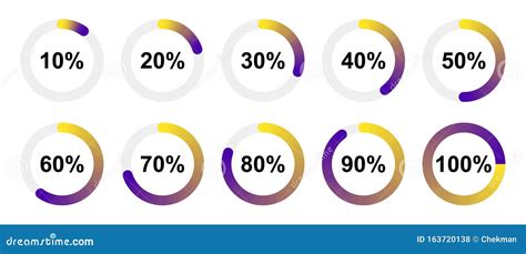 Vector Indicator Loading Stock Illustration Illustration Of Round