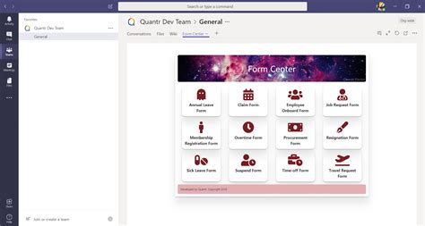 integrate our sharepoint webpart into teams quantr