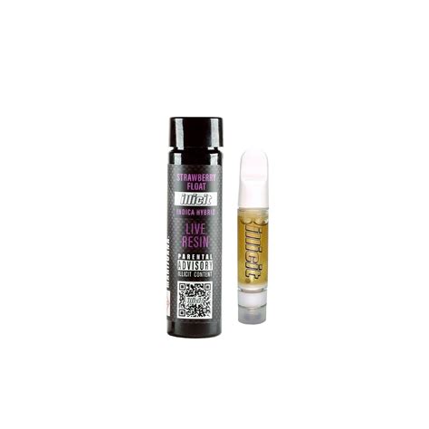 Illicit Strawberry Float Live Resin 1g Cartridge Leafly