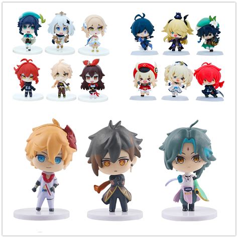 Q Version Of Genshin Impact Anime Paimon Klee Wendy Model Doll Decoration Shopee Malaysia