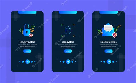 Premium Vector Security User Interface