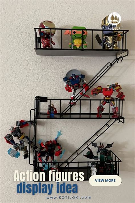 Action Figures Display Idea Action Figure Shelf Fire Escape Shelf