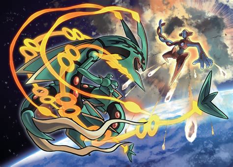 Ariga Hitoshi Deoxys Deoxys Normal Mega Rayquaza Rayquaza
