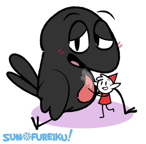 Rule 34 Alfur Aldric Avian Bird Blush Bodily Fluids Corvid Corvus