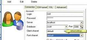 How To Connect To A MySQL Database Using DreamCoder Internet