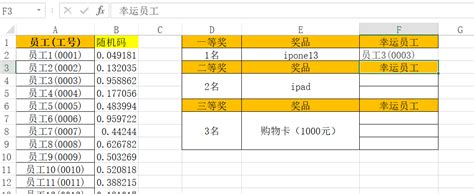 Excel之抽奖程序制作 正数办公 Excel之抽奖程序制作 正数办公