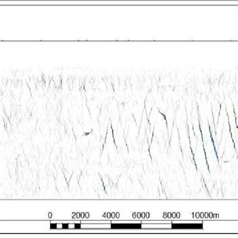 vertical section of 3d seismic survey a seismic variance and b ant