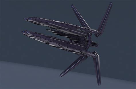 3d Printed Hyperion From Mass Effect Etsy