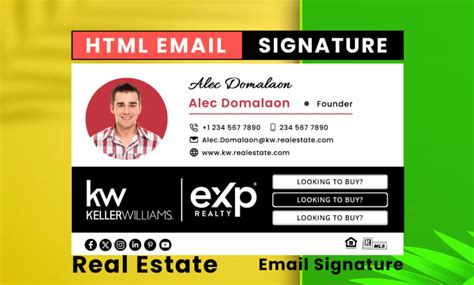 Make Clickable Html Email Signature For Gmail Outlook More By Snaifs Fiverr