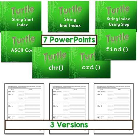 More String Functions In Python Turtle 3 Version Resource Package