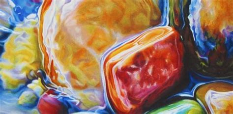 Ester Roi Artwork Rocks And Water Colored Pencil Art Projects