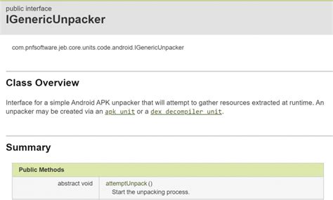 Generic Unpacking For APK JEB In Action