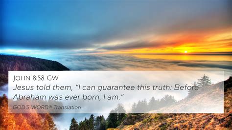 John 858 Gw 4k Wallpaper Jesus Told Them “i Can Guarantee This Truth