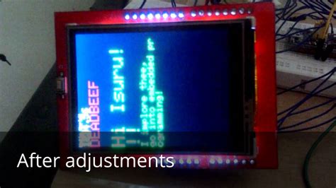 ili9341 8 bit parallel 8080 interface on stm32duino youtube