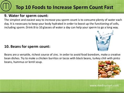 Top 10 Foods to Increase Sperm Count Fast