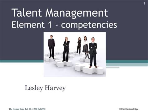 Why Have A Competency Model Ppt